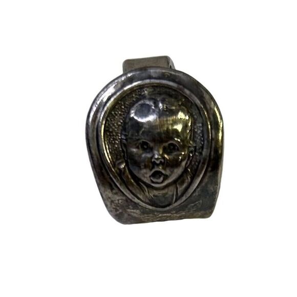 Gerber | Jewelry | Vintage Gerber Baby Ringoneida97s Sterling Silver ...